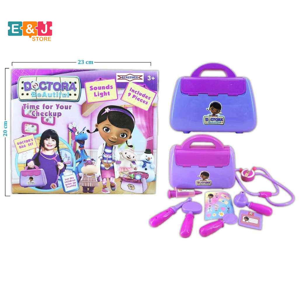 LUCKY [NEW] BEAUTIFUL DOCTOR BAG TOY SET SOUND WITH LIGHT Doctora for ...