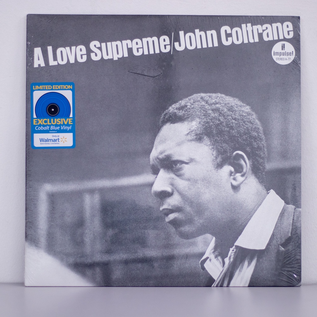 John Coltrane - A Love Supreme Vinyl Record LP Album Walmart Blue Color ...