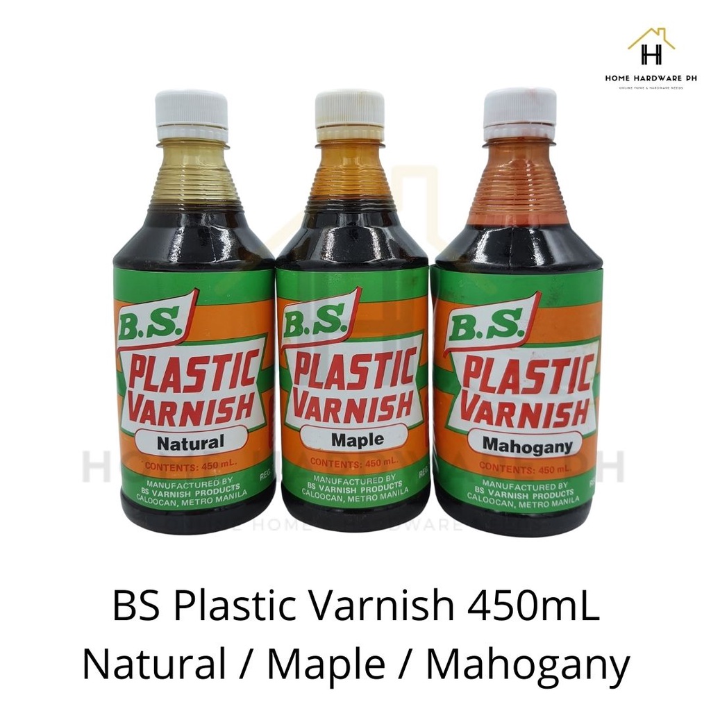Plastic Varnish Natural Maple Mahogany 450mL | Shopee Philippines