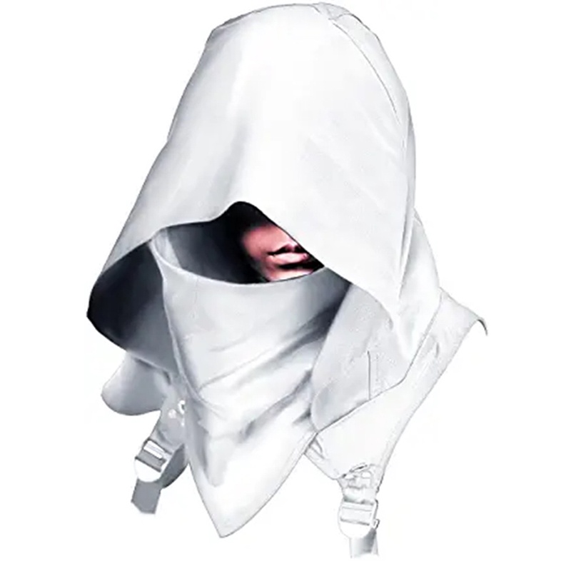 Cyberpunk Rogue Cowl Hood Scarf, Winter Neck Warmer Costume Hooded Cape ...