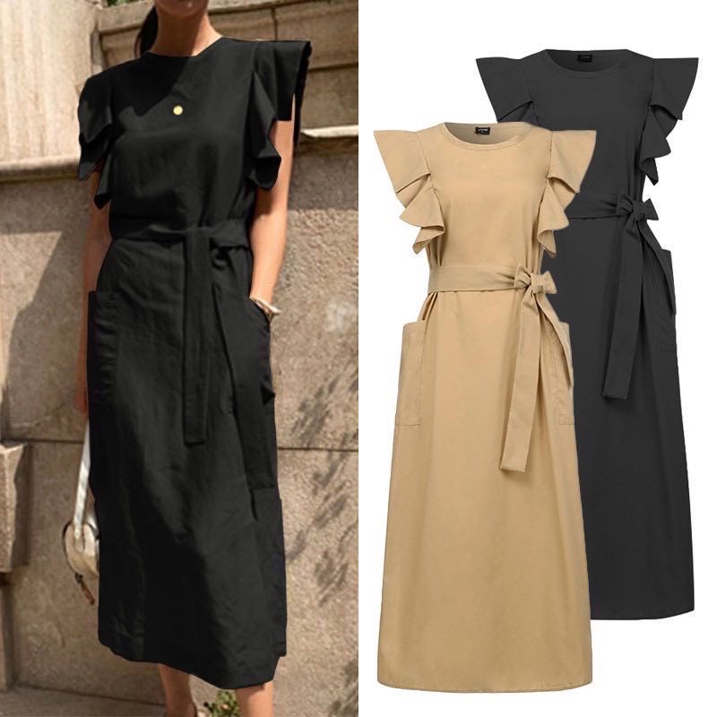 Only.Fashion Korean Maxi Dress #9923 | Shopee Philippines