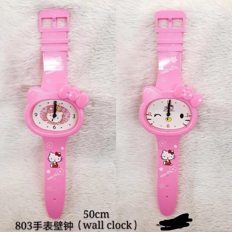 Hello kitty wall clock relo design | Shopee Philippines