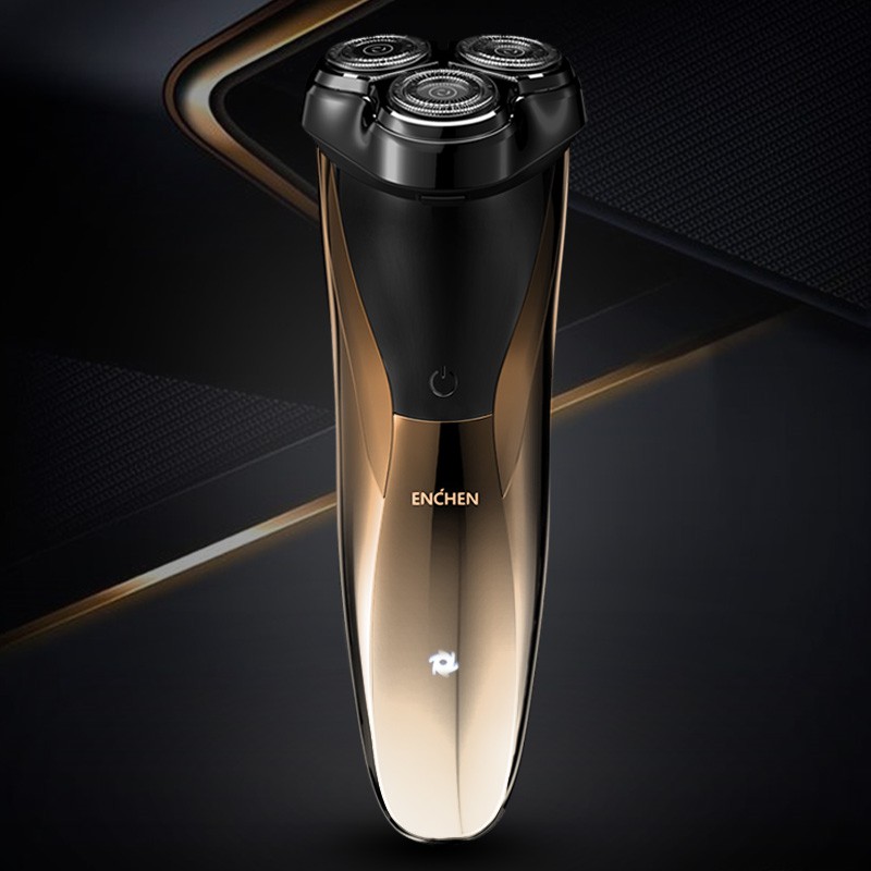 ENCHEN electric gold 3D three-blade whole body and beard razor smart ...