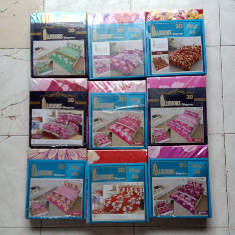 Illusions King B4 Bed Sheet | Shopee Philippines
