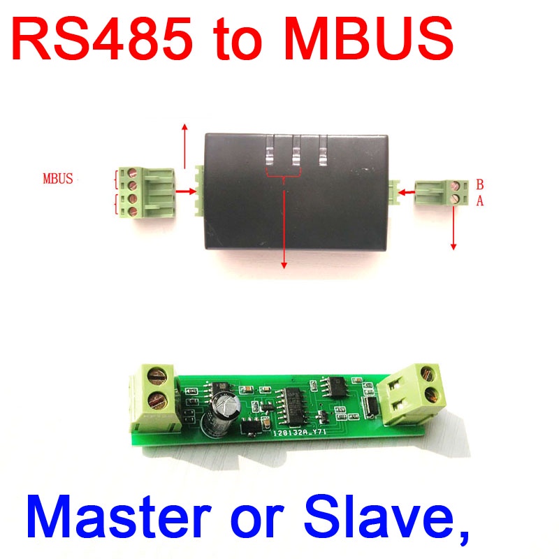 RS485 to MBUS Master Converter communication Module , or MBUS Slave Module FOR MBUS Smart ...