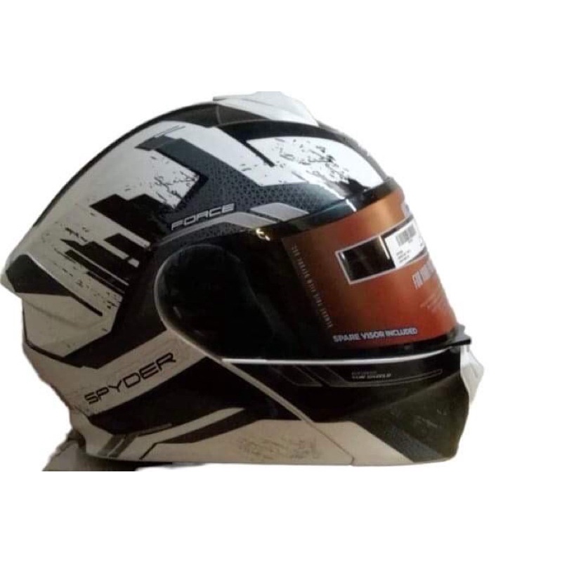 Spyder Force V2 Modular Dual Visor Helmet | Shopee Philippines