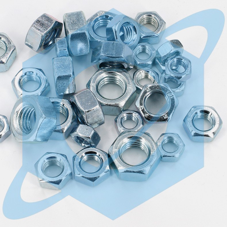 Galvanized Iron Hexagonal Nut Zinc Plated GI Nut | Shopee Philippines