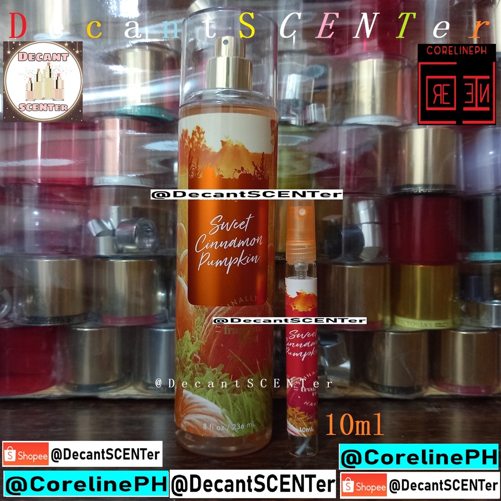 Sweet Cinnamon Pumpkin Mist in Travel Size 10ml | Shopee Philippines