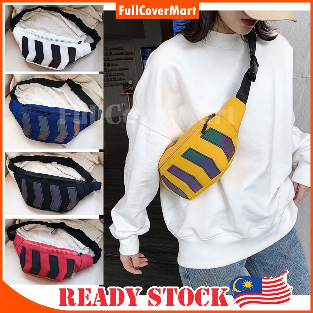 (BAG37) Women Fashion Color Canvas Bag CrossBody Pack Belt Bag Mini ...