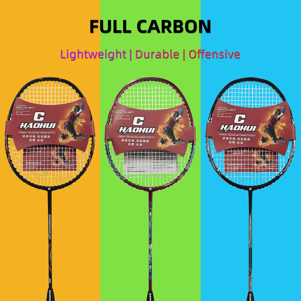 Badminton Racket Full Carbon Strung Professional Two-stage Processing ...
