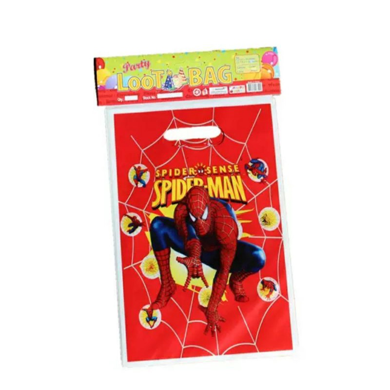 Spiderman Lootbag Banderitas Banner Theme Birthday Party Decoration ...
