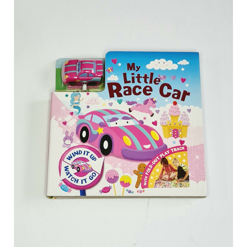 Whizzy Wind Up Book - The Little Racer Car Board Book With Toy | Shopee ...