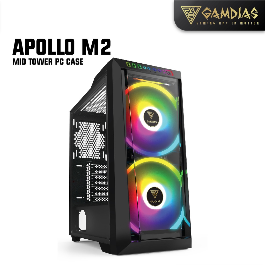 Gamdias Apollo M2 Mid Tower PC Case | Shopee Philippines