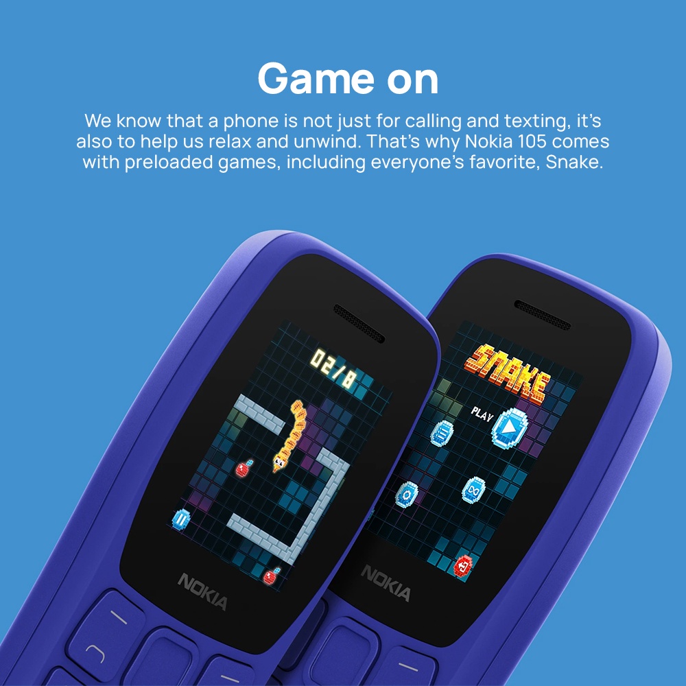 Nokia 105 Basic Mobile Phone | 1.77” QQVGA | 4MB RAM | 800 mAh ...