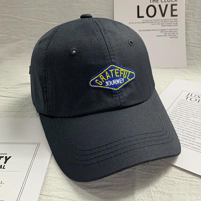 Sumbrero Korean Hat GRATEFUL letter Embroidery Unisex Baseball Cap ...