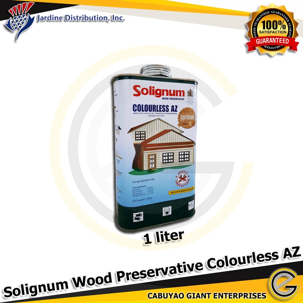 Jardine Solignum Wood Preservative Colourless AZ (liter) | Shopee ...