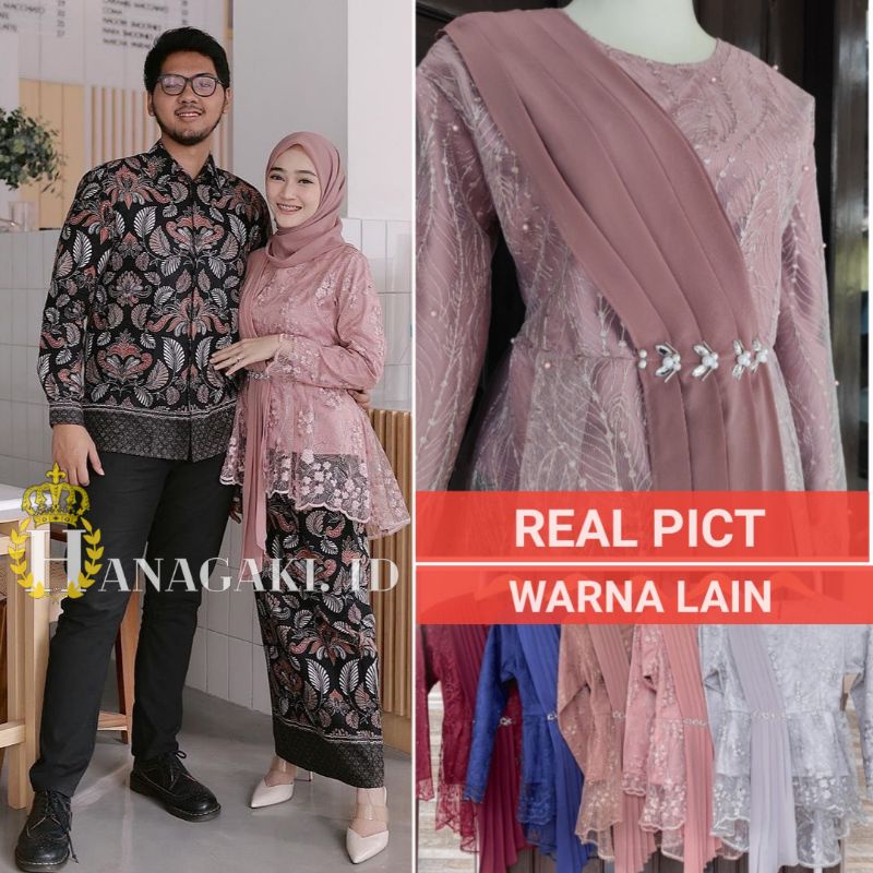 Fiance kebaya Couple | Original peyet (free Hijab For couple Purchase ...