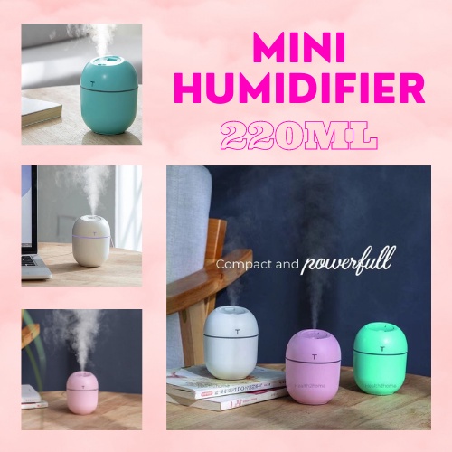 Air humidifier Egg humidifier USB colorful led surface air spray home ...