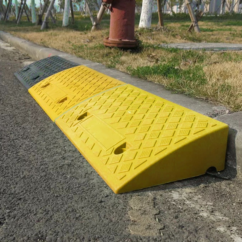 Portable Lightweight Plastic Curb Ramps Heavy Duty Plastic Kit Set for ...