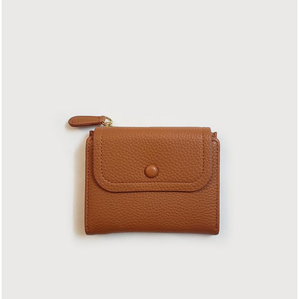 Akilu Lychee Pattern Leather Short Wallet Coin Purse Fashion Women ...