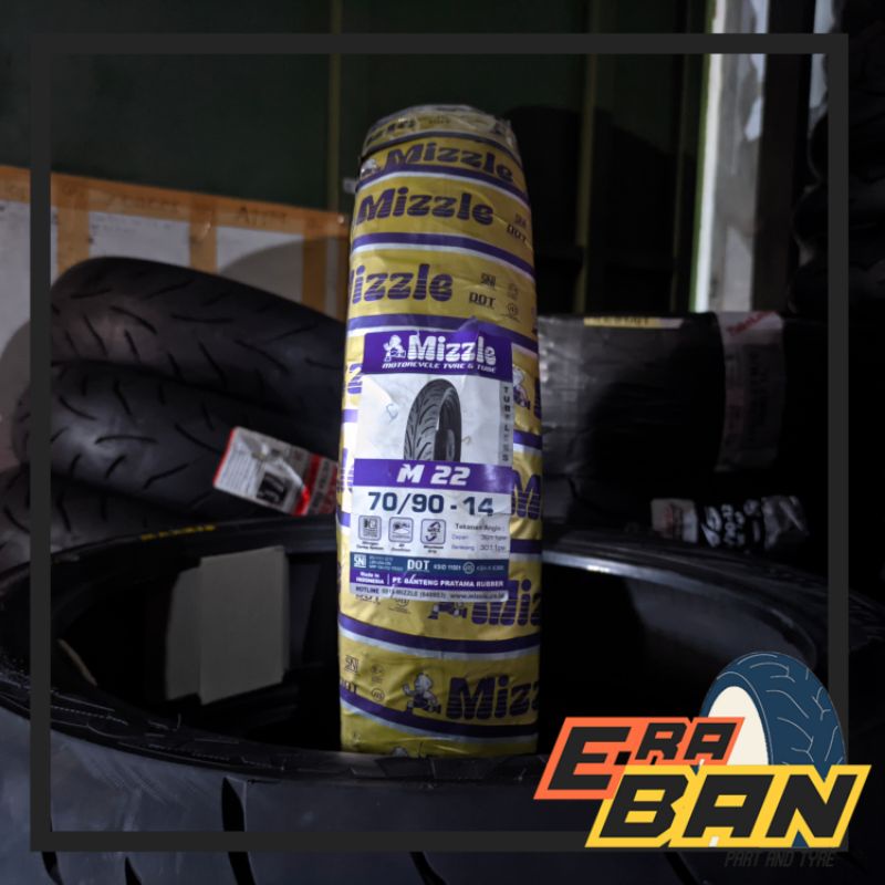 Mizzle M22 OUTER TIRE 70 90 RING 14 TUBLESS MATIK MIO | Shopee Philippines