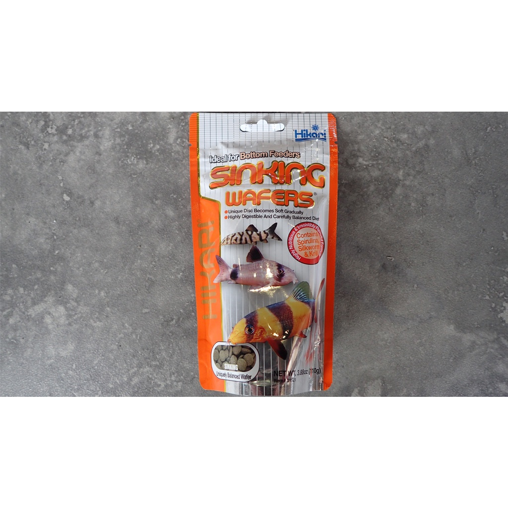 Hikari Sinking Wafer 110g For Catfish, Loach, Crayfish and other bottom ...
