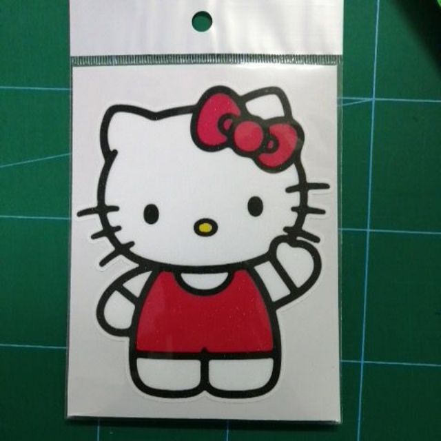 086- Sticker Hello Kitty Waterproof with Sparkling Laminate | Shopee ...