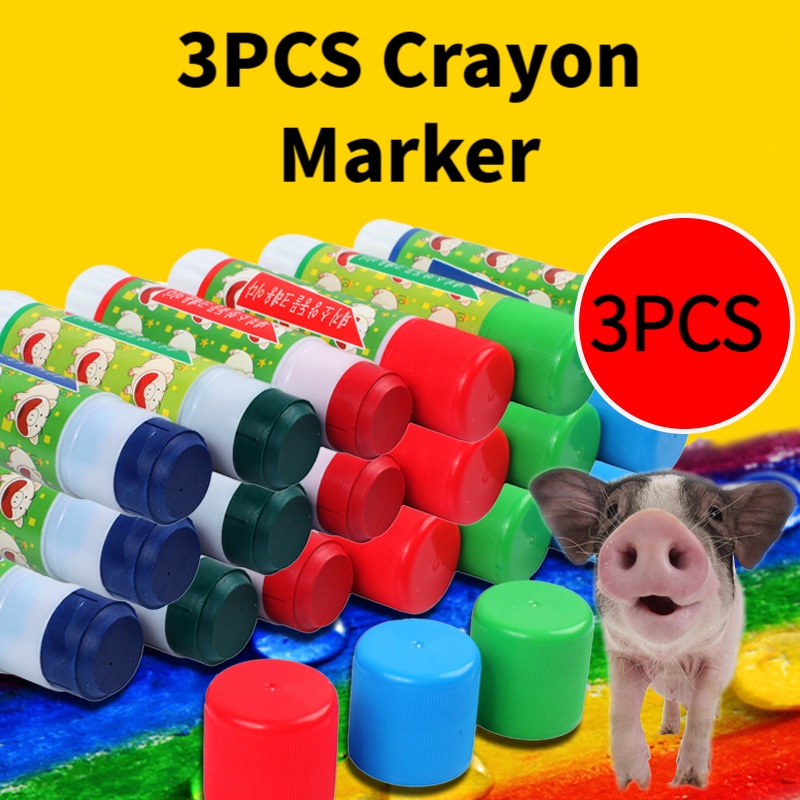 3 pcs Big Crayon Marker for Pigs Livestock Marker Livestock Paint ...