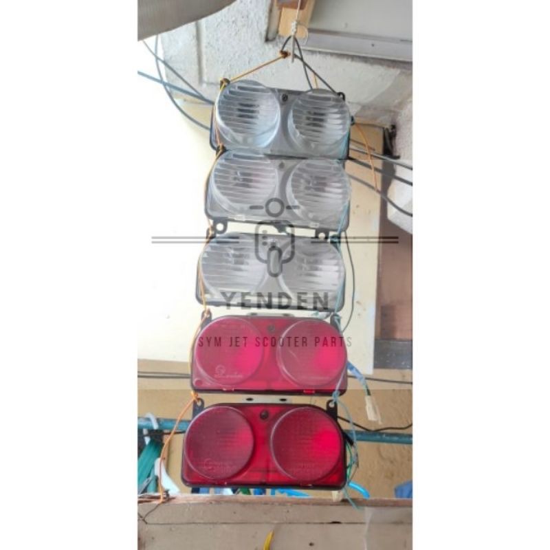SYM JET 100, ALPHA, EURO TAIL LIGHT LENS SET SURPLUS | Shopee Philippines