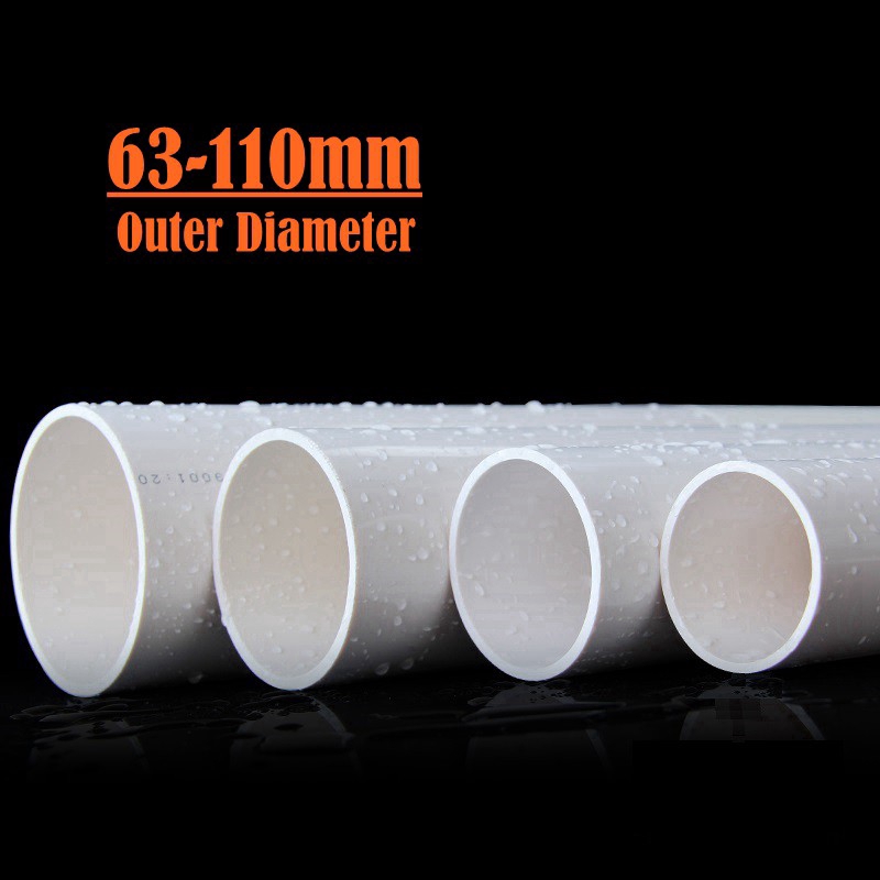 White PVC Pipe Drinking Water Grade Aquarium Hard Pipe Outer Diameter ...