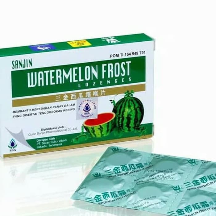Wf lozenges Watermelon frost lozenges Sore Throat Candy | Shopee ...