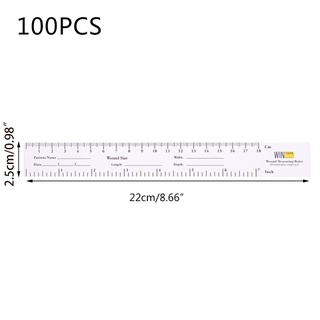 【PC】 18cm 7 Educare Wound Ruler PAPER 18cm 7 Wound Measuring Tape 100 ...
