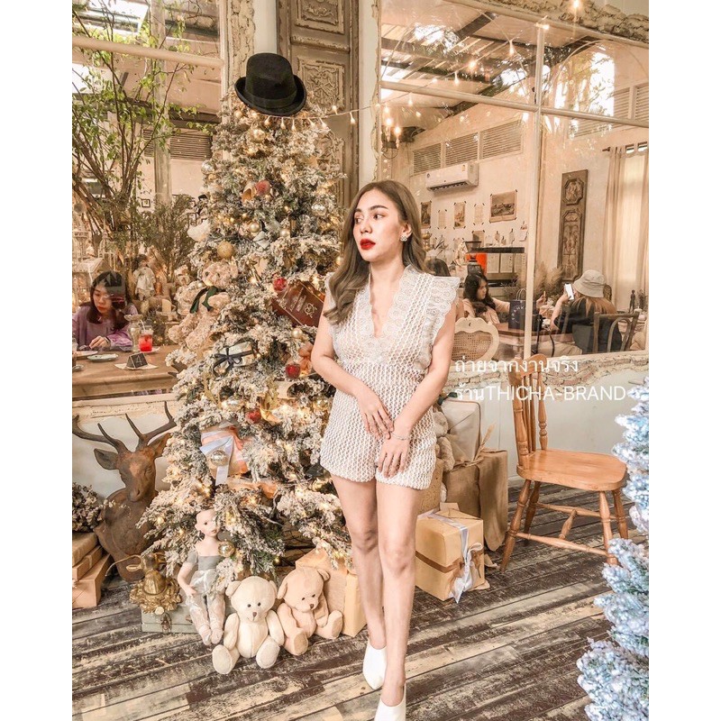 Jumpsuit Lace Vanessa Label Work bkk | Shopee Philippines