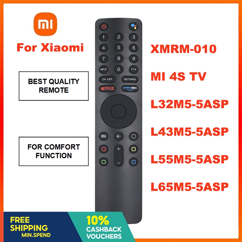 New Remote Controls XMRM-10 For Mi Tv 4s 4k For Xiaomi MI TV Voice ...