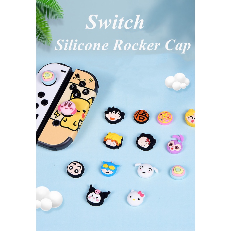 NS Switch Rocker Cart Cartoon Capacity Joy COM Cat Claw Mushroom Head ...