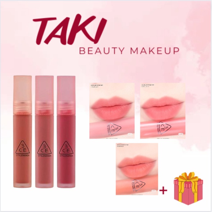 3ce Blur Water Tint New Model [Fist Letter- More Peach- Chasing Rose ...