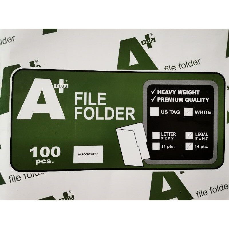 White Folder short & long 14pts (100pcs) | Shopee Philippines