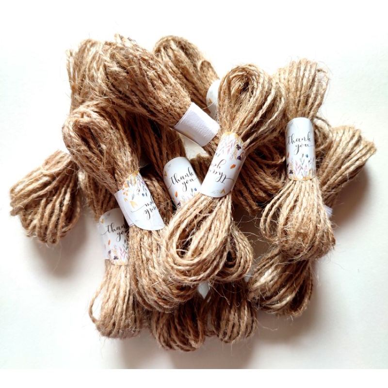 4 meters Jute Rope | 2-ply Jute Twine Rope | Junk Journal Diary Planner ...