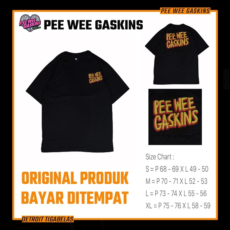 Pee WEE GASKINS MERCH LOGO | Shopee Philippines