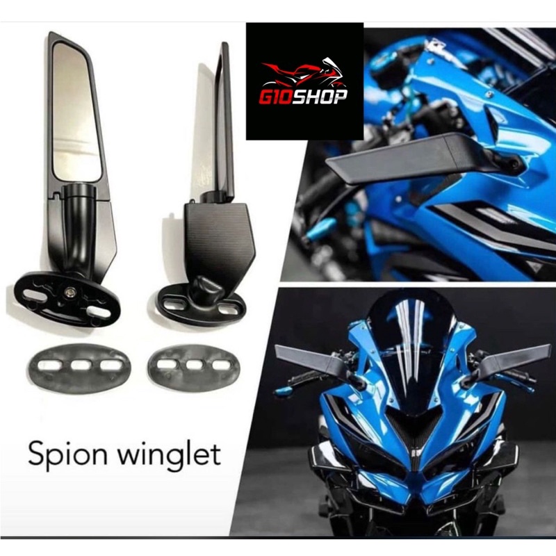 Winglet Model Mirrors R15 R25 Model Mirrors R25 Zx25r Mirrors Ninja 650 ...