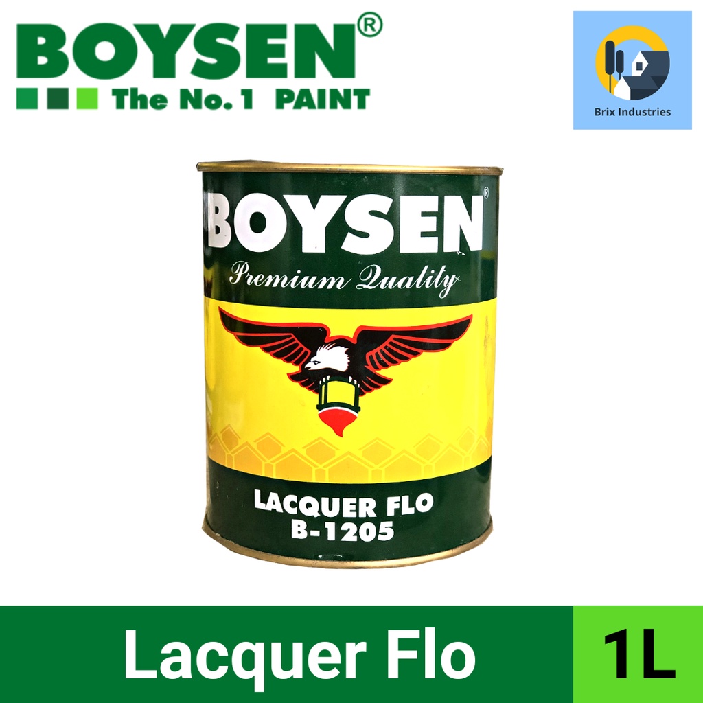 Boysen Lacquer Flo 1 Liter B-1205 Brix Industries Manila | Shopee ...