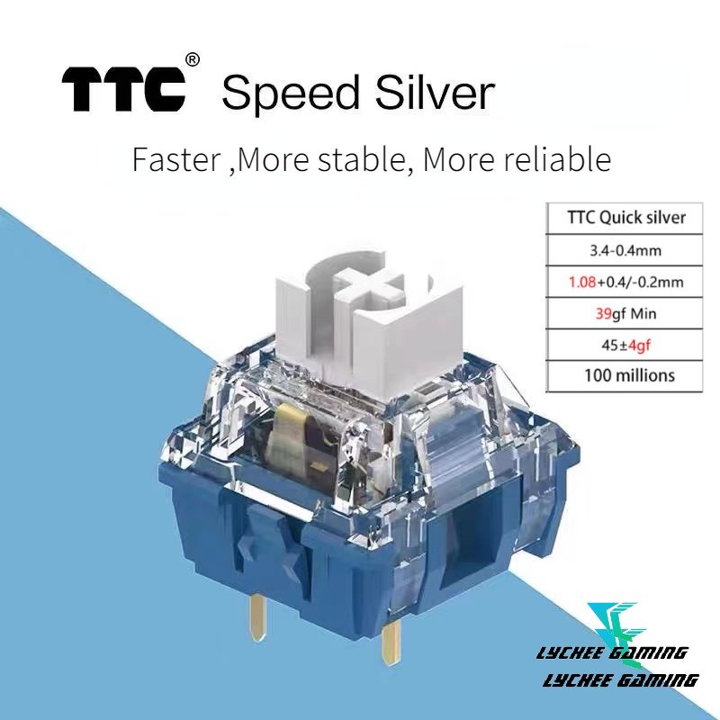 TTC gold pink V2 Mechanical keyboard switch G66/G66pro/G80 TTC ACE ...