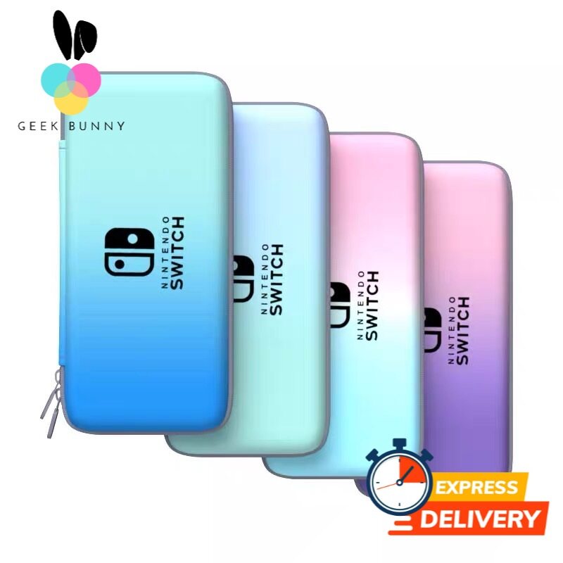 Nintendo Switch Gradient Colour Pouch Bag (compatible With Oled Swicth ...