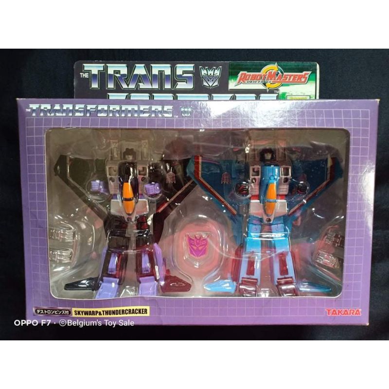 SKYWARP / THUNDERCRACKER - Transformers Robot Masters Takara G1 ...