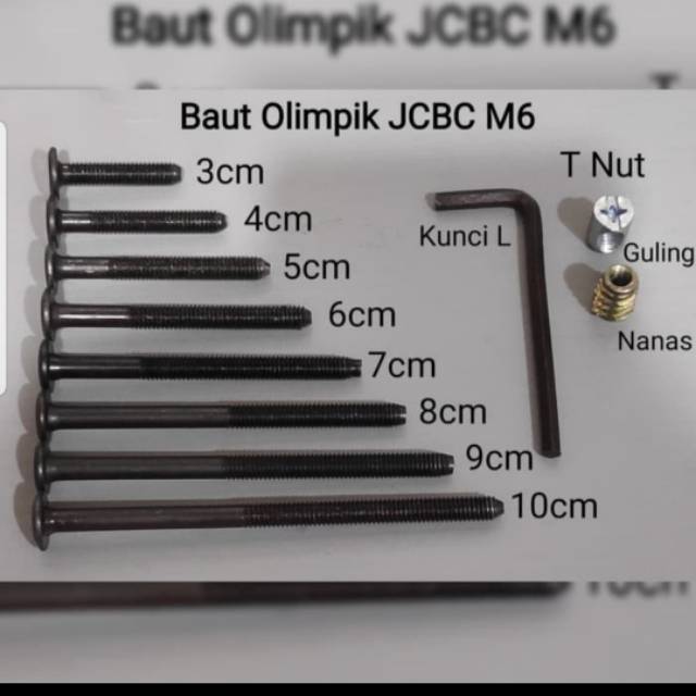 KD bolt 8 cm Olympic JCBC Black | Shopee Philippines