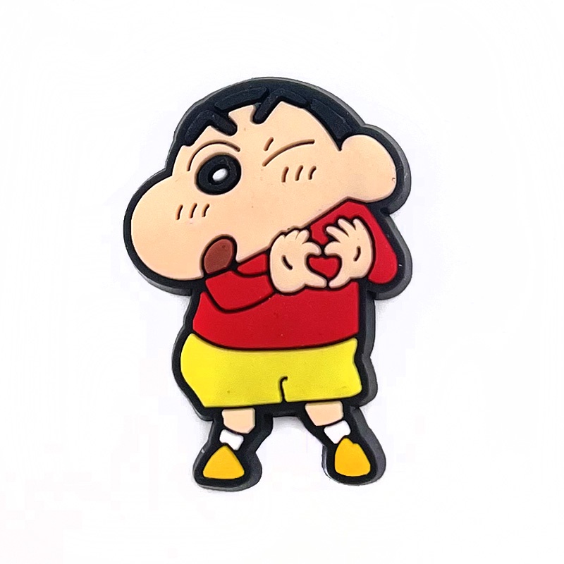 Cute Jibbitz Cartoon anime character Crayon Shin-chan DIY shoe charms ...