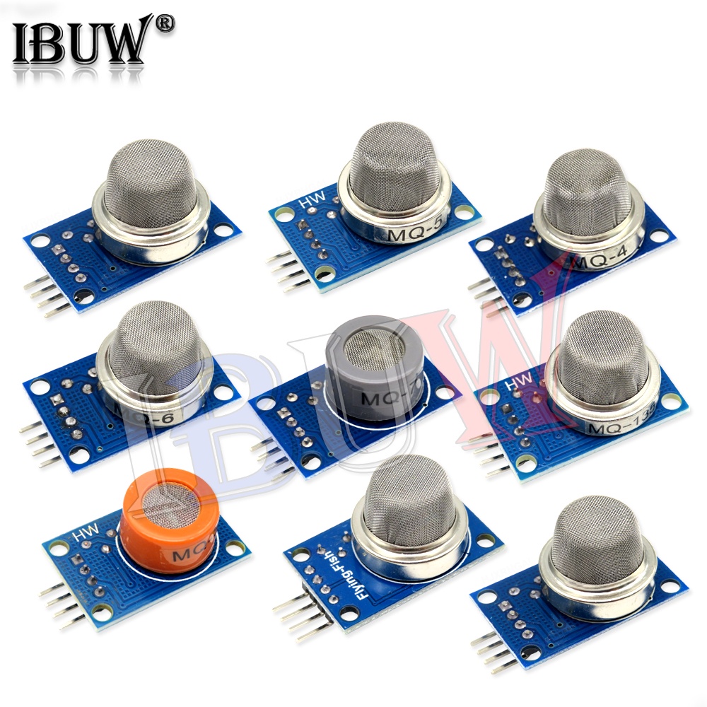 MQ-2 MQ-3 MQ-4 MQ-5 MQ-6 MQ-7 MQ-8 MQ-9 MQ-135 Detection Smoke methane ...