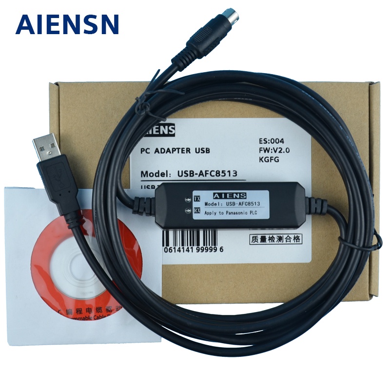 Suitable for Panasonic FP/0/2/FP-X/FP-G series PLC programming cable USB-AFC8513 communication ...