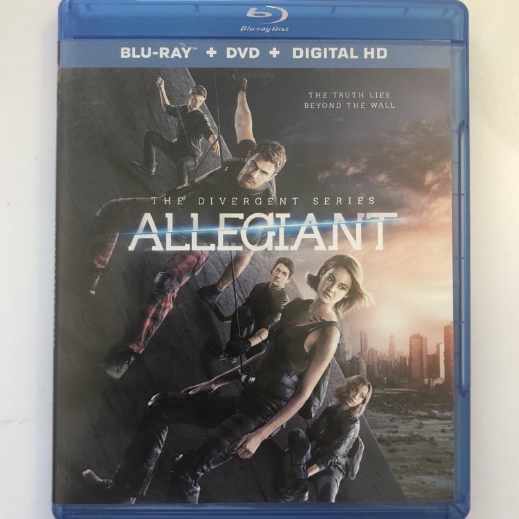 Allegiant Blu-ray Movie (Part 3 of the The Divergent Series) | Shopee Philippines
