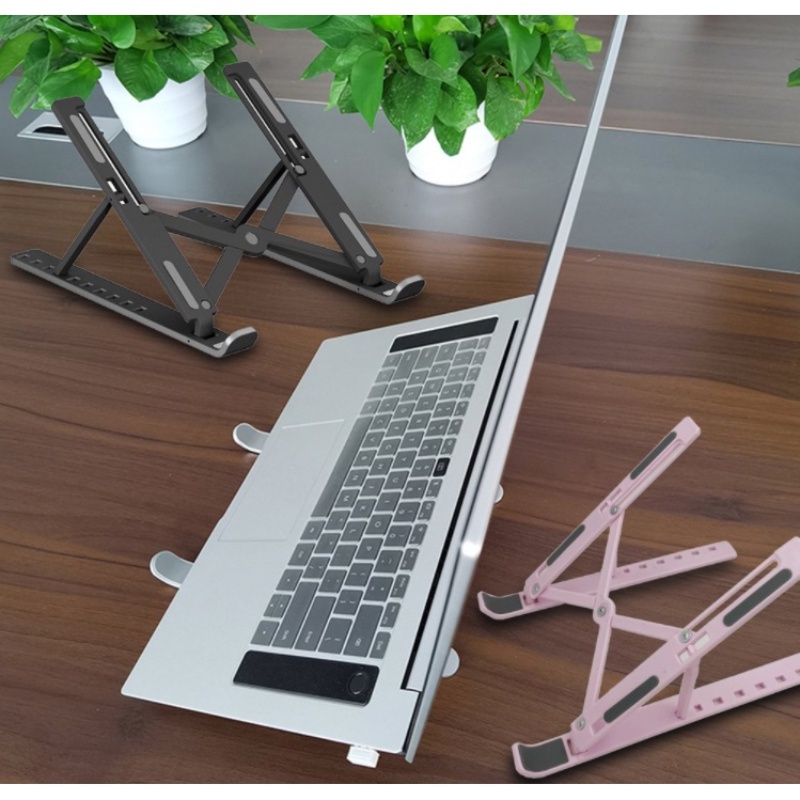 For Desk Laptop Stand Portable Adjustable Height Foldable Laptop ...